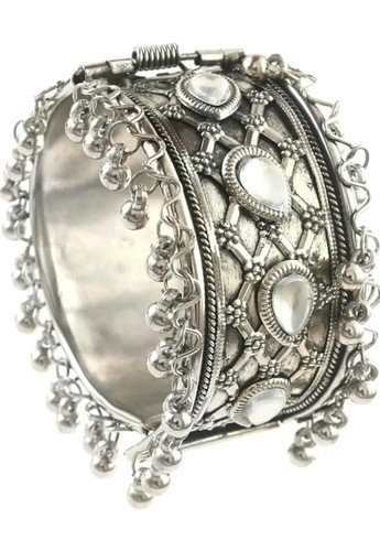 Ethnic Traditional Bollywood Style Silver Oxidized Indian Bracelet ...