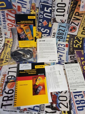 FLUKE 39 Power Meter 41B Power Harmonics Original Factory User Manual ...