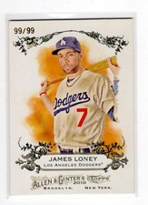 2010 Topps Allen & Ginter's - Rip Cards James Loney #RIP-RC35 /99 for ...