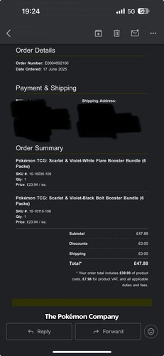 PREORDER:Pokémon TCG White Flare/Black Bolt Booster Bundle PAIR ...