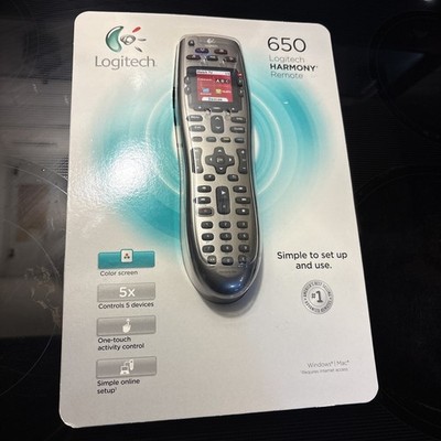 Logitech Harmony 650 Universal Color Screen Remote *Read* 97855081193| eBay