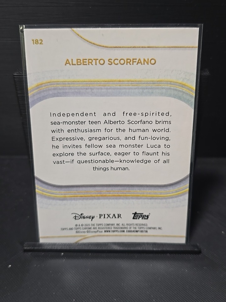 2025 Topps Disney Chrome #182 Alberto Scorfano | eBay