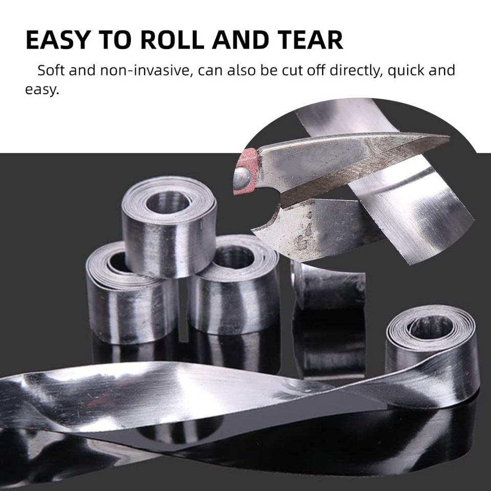 Lead Sheet,10 Rolls Fishing Soft Lead Sheet Strip Sinkers Weights ...