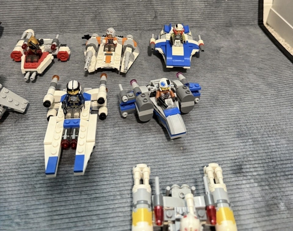 Lego Star Wars Microfighters Lot Of 22 With Minifigures!! | eBay