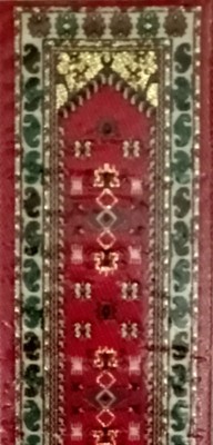 Hand Woven Turkish Silk Bookmark, Kusadasi Red,Gold,Green MESSAGE TO ...