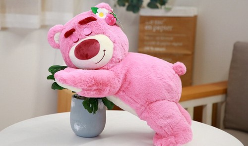 Disney Toy Story 3 LOTSO PINK BEAR Pillow Cushion Soft Plush Stuffed ...