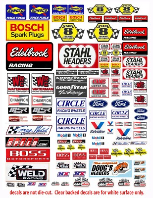 1:18 DECALS FOR DIECAST AND MODEL CARS & DIORAMA Bosh sunoco | eBay
