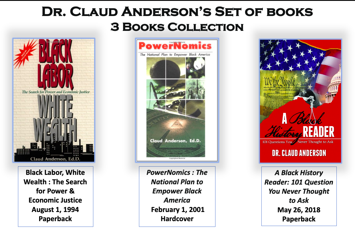 Dr. Claud Anderson’s 3 Books Solutions Pack | eBay