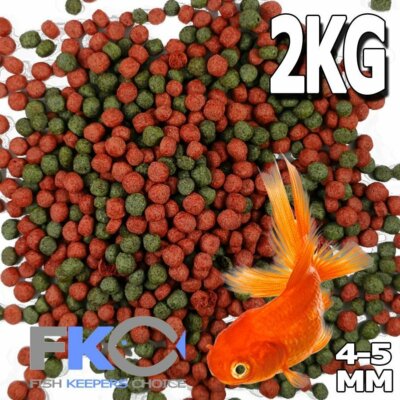 FKC Goldfish, Koi Aqua Aquarium & Pond Floating Fish Food Pellets 4-5mm ...