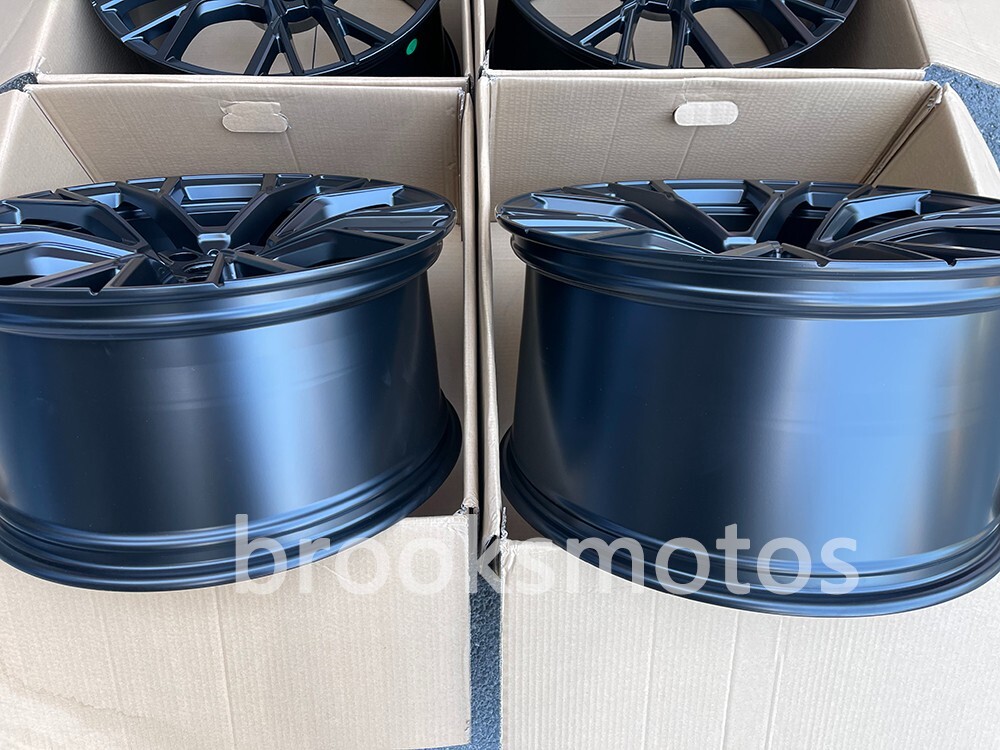 2020+ BMW F95 X6M X5M 21x10.5 22x11.5 Forged Wheels Rims Matt Black ...