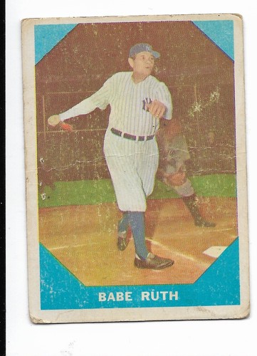 1960 Fleer Baseball Greats - #3 Babe Ruth poor | eBay