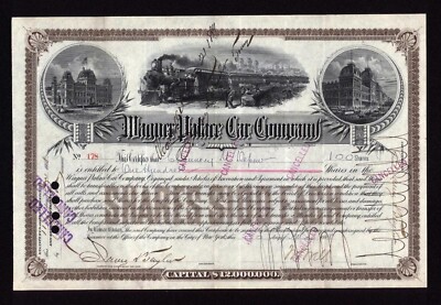 1888 Chauncey Depew - Commodore Vanderbilt Partner - signs Stock ...