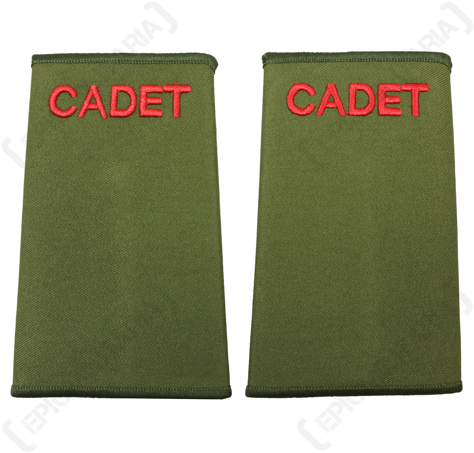 NEW British Army ACF CCF Cadets RANK SLIDES Olive Green Uniform Patches ...
