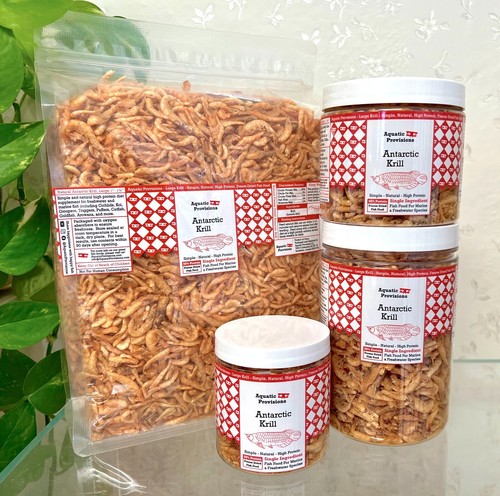 Antarctic Krill Freeze Dried Fish Food Jumbo Bulk Bags 12 oz - 3 lb. | eBay