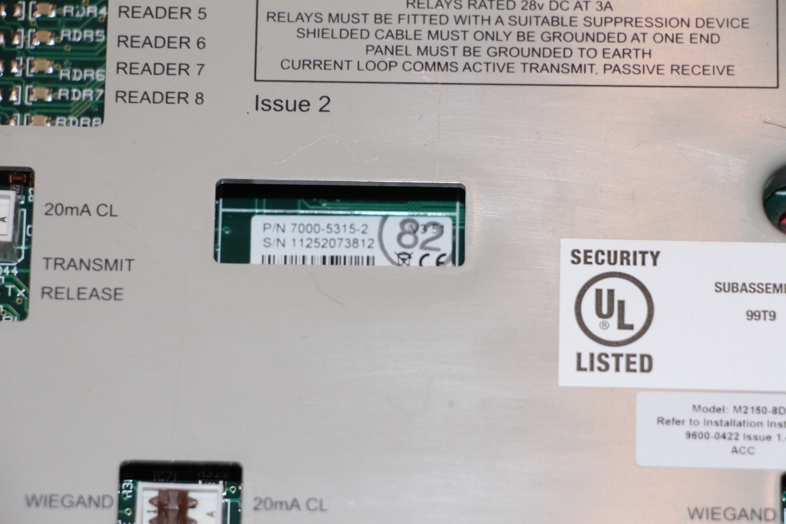 Amag M2150-8DC Controller 8 Door/Reader Expansion Unit W/WIM8 7000-5315 ...