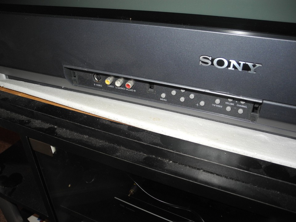 Sony 34" WEGA XBR HDTV KD-34XBR970 CRT High-Definition TV - PARTS ONLY ...