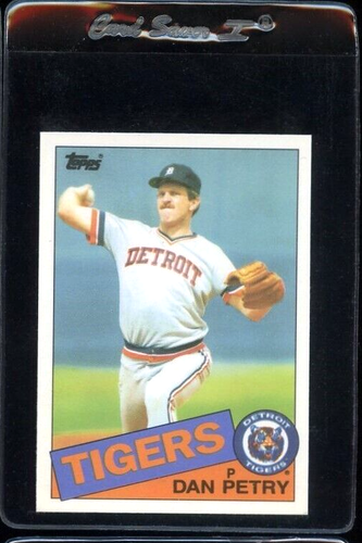 1985 TOPPS TIFFANY #435 DAN PETRY DETROIT TIGERS | eBay