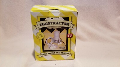 Eggstractor Egg Peeler with Bonus Egg Slicer NEW As Seen on TV | eBay