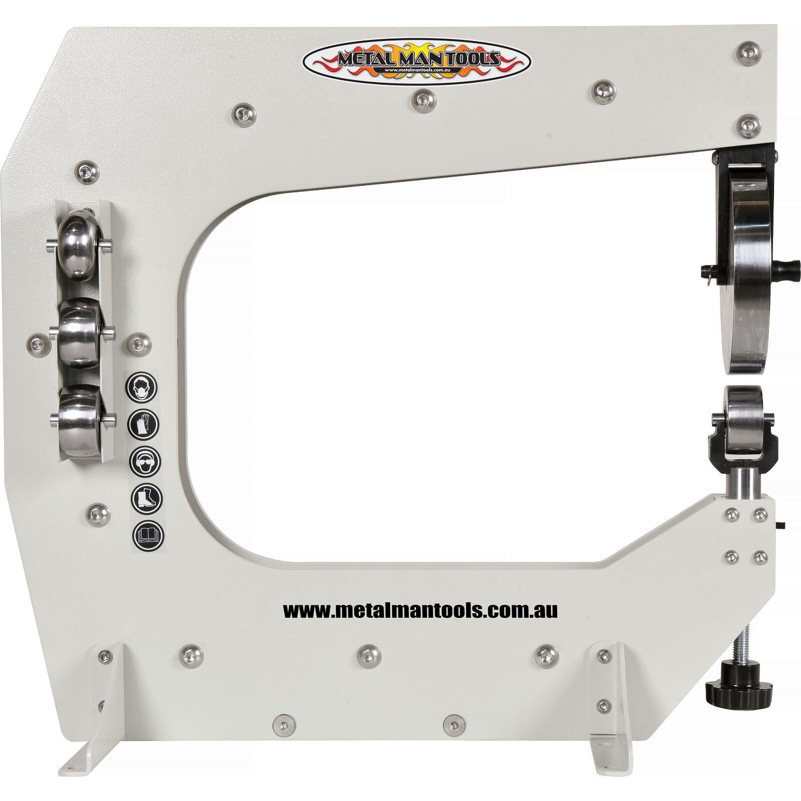 ENGLISH WHEEL BENCH MOUNT, PANEL BEATING, METAL FABRICATION, WHEELING ...