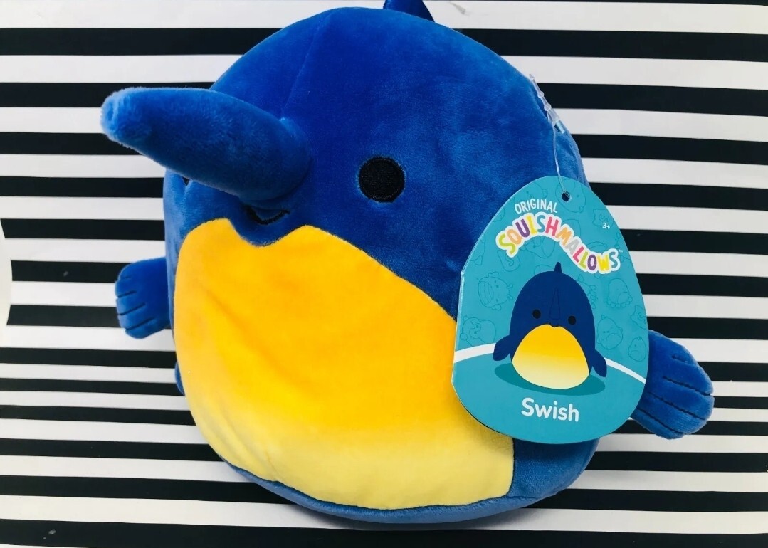 KellyToy+12%22+Squishmallows+Plush+animal-+Swish+the+Swordfish for sale ...