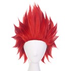 Red Shag Costume wig cosplay anime stage party shaggy hero hair male ...