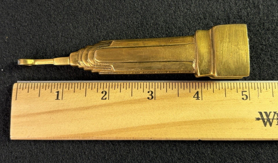 The Chrysler Building Restoration Hardware Solid Brass Ornament Vintage ...