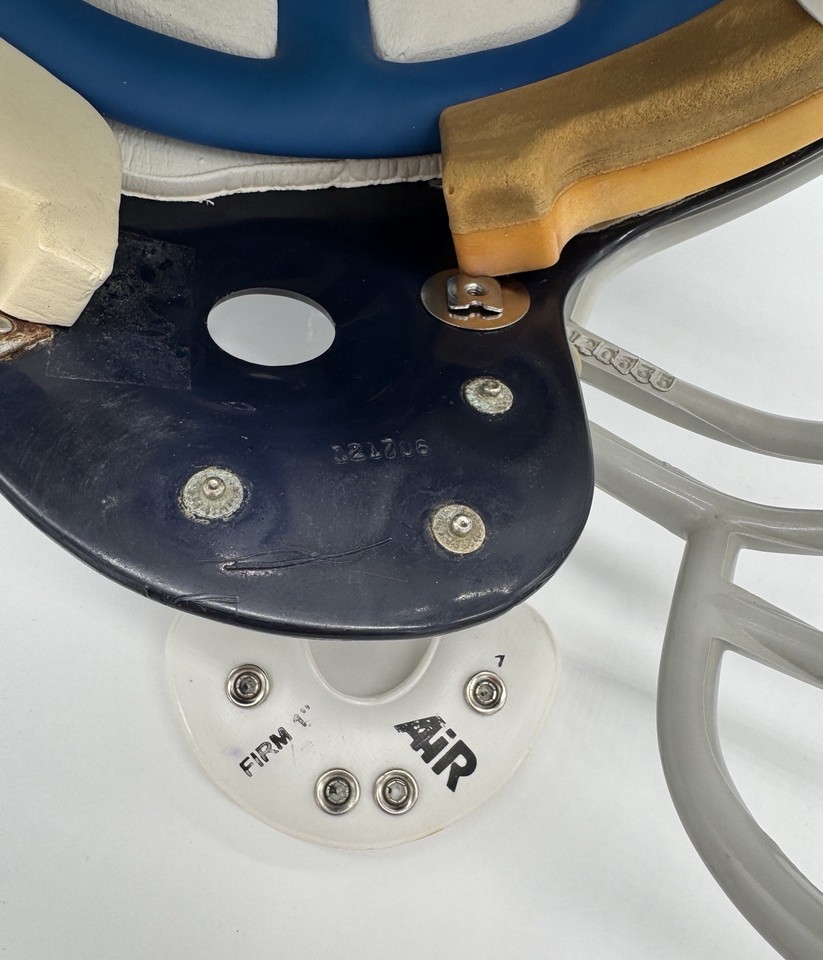 Vintage Used 1986 Bike Air Power Navy Blue Football Game Helmet Green ...