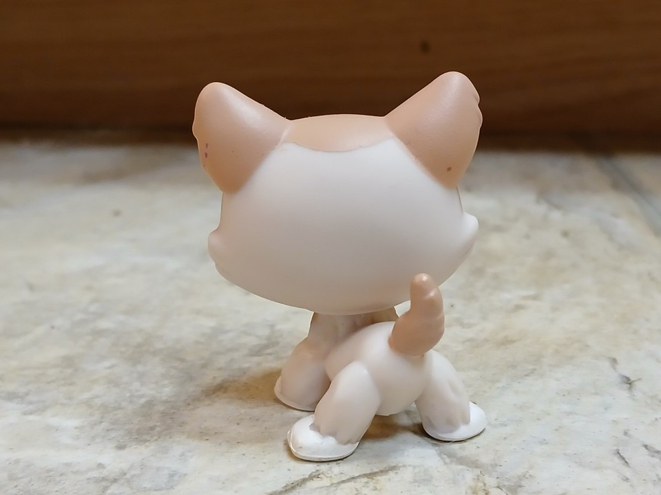 Authentic Littlest Pet Shop LPS Tan MOMMY BABY Husky Puppy Dogs #1012 ...