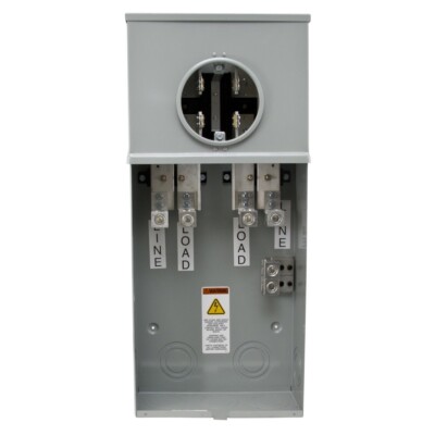 EATON 400 / 320 Amp Meter Base Socket Single Phase 324N Brand New UL ...