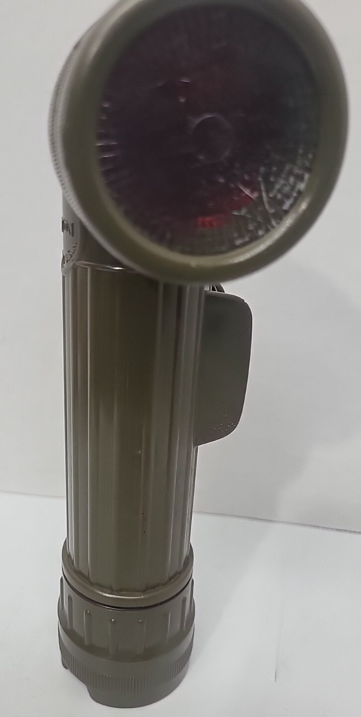 Fox Military OD Anglehead Flashlight with color lenses. | eBay