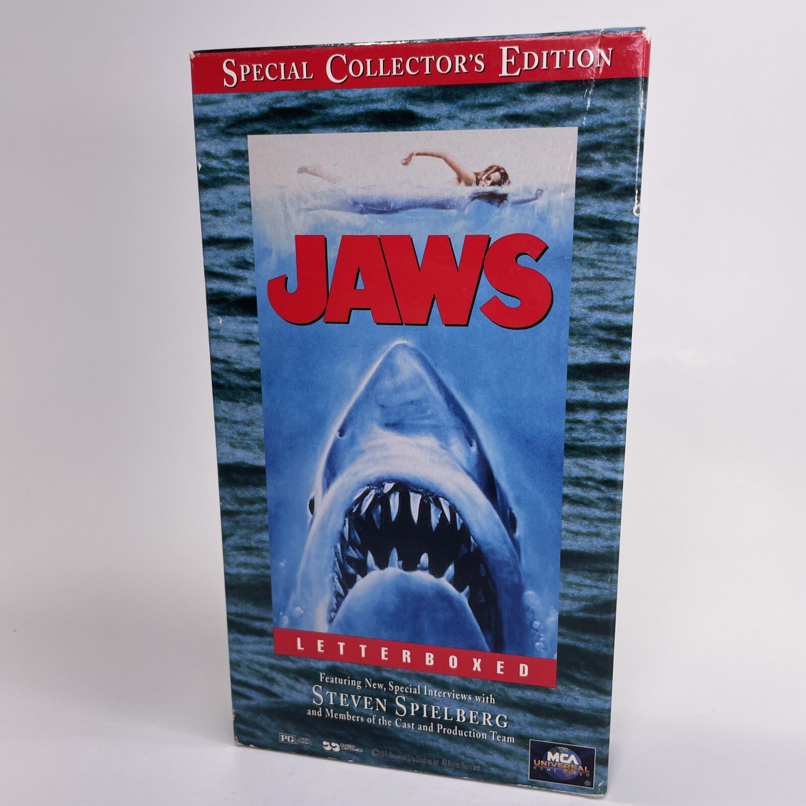 Jaws, 1975 (VHS, 1995) Special Collector’s Edition Roy Scheider Richard ...