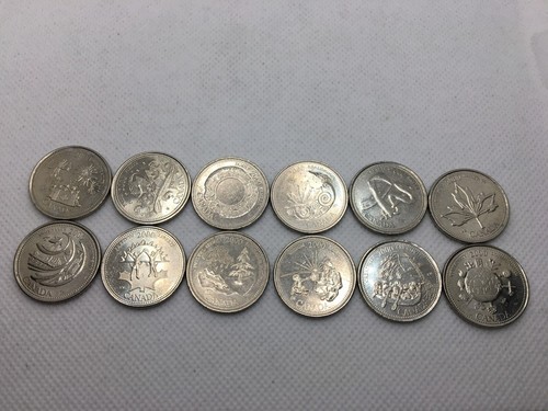 2000 Canada Millennium 25 Cent Quarters(12 Coin)Set - Circulated | eBay