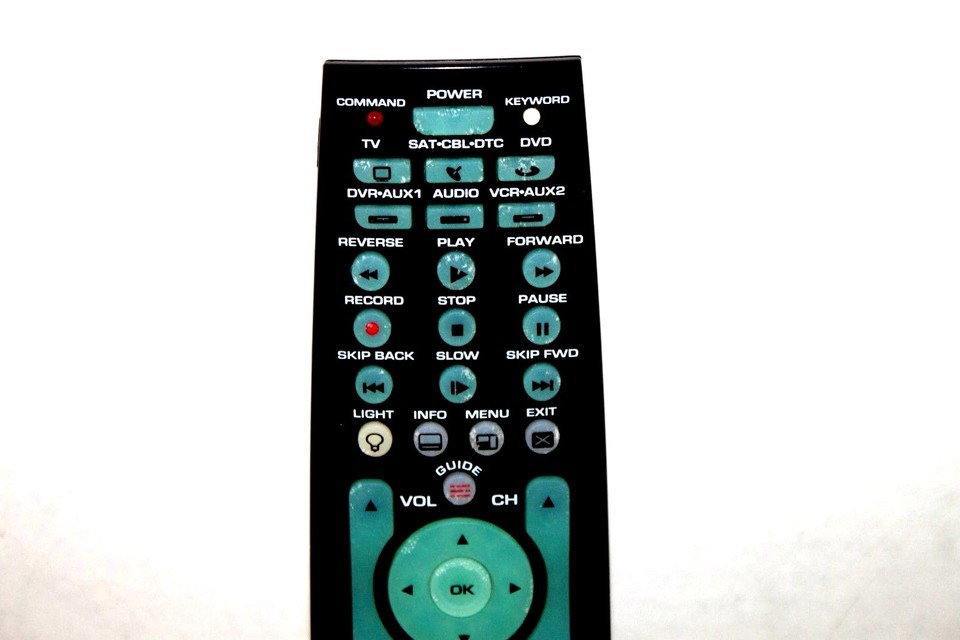 RCA 6 device Universal Remote w/Voice Control RCRV06GR TV SAT CBL DVD ...