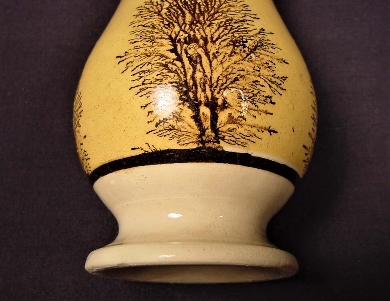 RARE 1820s MOCHA WARE DECORATED PEPPER POT MOCHAWARE PEARLWARE ...