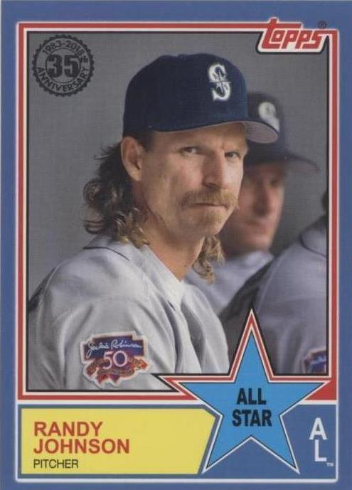 2018 Topps - 1983 Topps Design All-Stars Randy Johnson #83AS-60 Blue ...
