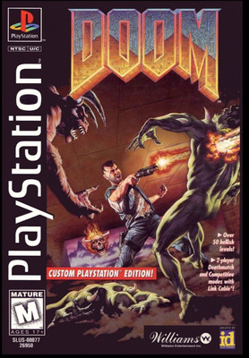 DOOM REPRODUCTION Replacement Case - Sony PS1 PlayStation (NO GAME) | eBay