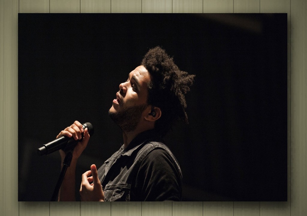 THE WEEKND BOX FRAMED CANVAS POSTER SIZE A1 A2 A3 OR A4 SZ RAP R&B XO ...
