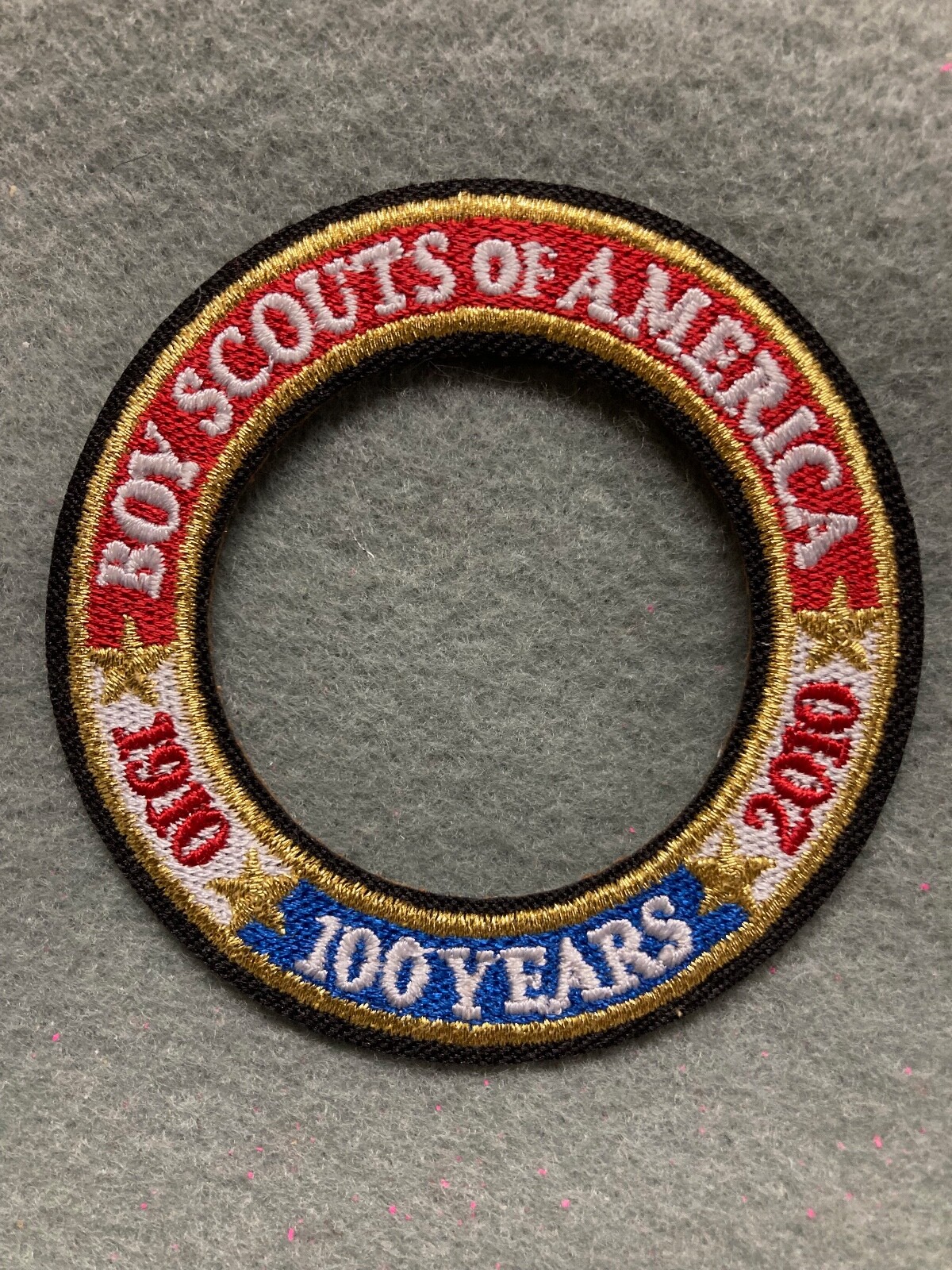 (CL2) Boy Scouts of America - 100-years - World Scouting patch "ring ...