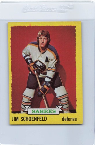 1973/74 Topps #86 Jim Schoenfeld Sabres NM *DA-C6837 | eBay