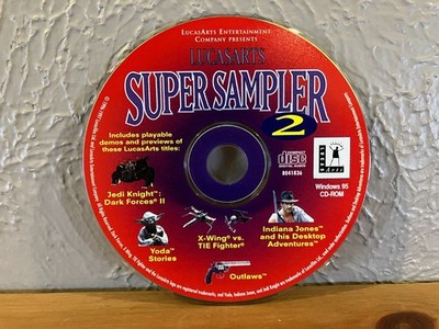RARE LucasArts Super Sampler 2 PC Video Game Disc (8041836) from 1997 ...