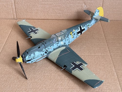 Messerschmitt bf 109 f-2, 420mm Wingspan, Plastic Model Kit, Built ...