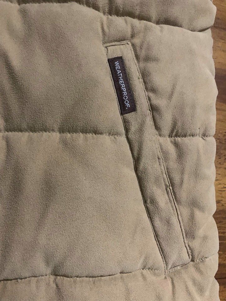 (Medium) Weatherproof Brand Women's Reversible Black & Tan Vest Jacket ...