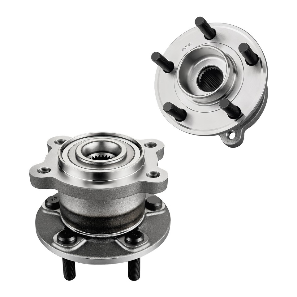 AWD Rear Wheel Bearings and Hubs Set for 2013 - 2019 Ford Escape ...