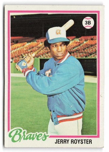 1978 Topps #187 Jerry Royster Atlanta Braves | eBay