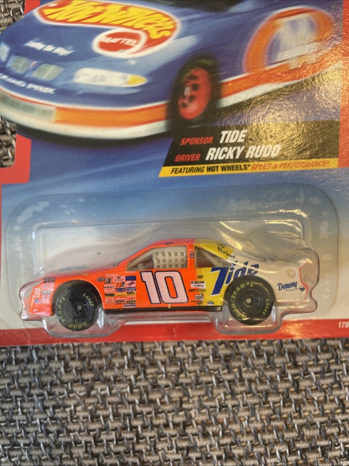 1997 Edition Hot Wheels Pro Racing #10 Ricky Rudd Tide 1:64 NASCAR Ford ...