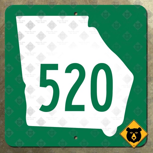 South Georgia Parkway State Route 520 highway road sign Columbus ...