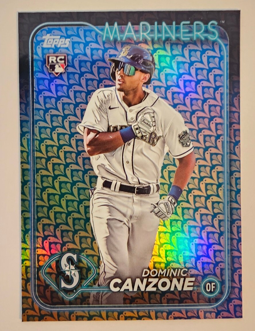 2024 Topps Series 1 Dominic Canzone Easter Holiday Foil Seattle ...