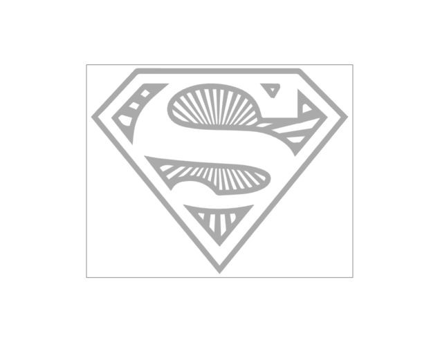 Superman Traceable Logo