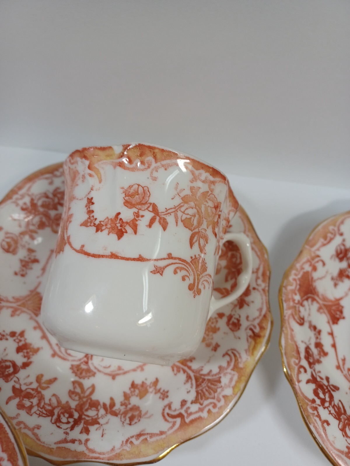 Radford Bone China 14pc Tea Set 1883-1891 Cups Saucers Plates England ...