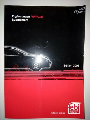 Febi Katalog VW / Audi - Ergänzungen 2003 - Original! | eBay.de